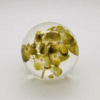 China Home Decoration Dandelion Paper Weight , Acrylic Flower Resin Paperweight for sale