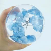 China ODM OEM Blue Flower Paperweight For Promotional Gift for sale
