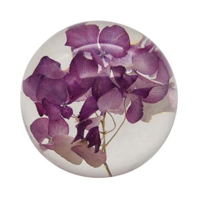 China Crystal Wedding Flower Paperweight Ball Custom For Home Furnishings for sale