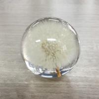 China China source manufacturer of resin balls with real dry flower inside solid clear epoxy resin ball supplier for sale