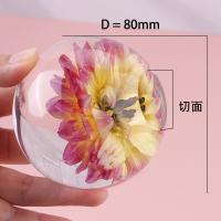 China Resin Mold Ball Paper Weight , Clear Acrylic Paperweight Ball for sale