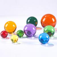 China Customize clear acrylic balls large acrylic sphere Resin Colorful Balls Home Decor Acrylic Ball for sale