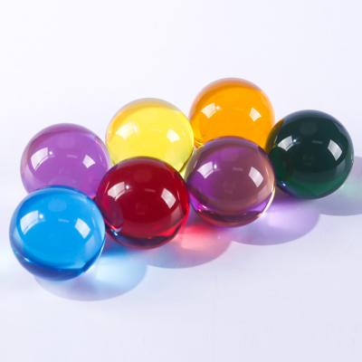 China Custom transparent Contact Juggling Ball Magic Tricks Crystal Ultra Clear Acrylic Resin Ball Manipulation Juggling ball for sale