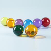 China Custom transparent Contact Juggling Ball Magic Tricks Crystal Ultra Clear Acrylic Resin Ball Manipulation Juggling ball for sale