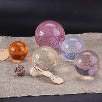 China factory wholesale Decoration home glitter powder inside Acrylic Plastic resin crystal ball for sale