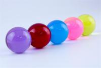 China Colorful Clear Acrylic Ball Large Resin Acrylic Clear Balls for sale