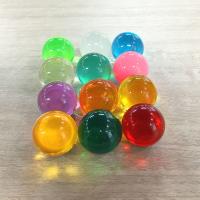 China Craft Customized made in China Good Price home gaming clear 75MM acrylic balls household decorating game Colorful resin ball for sale