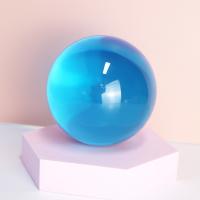 China Factory wholesale Customized resin decoration clear acrylic balls colored decorative ball  transparent acrylic toy balls for sale