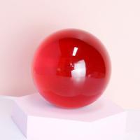 China Factory wholesale Customized resin decoration clear acrylic balls colored decorative ball  transparent acrylic toy balls for sale