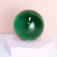China Decorative clear glass bubble ball purple color lear crystal arcylic ball toy balls for sale