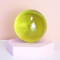 China Decorative clear glass bubble ball purple color lear crystal arcylic ball toy balls for sale