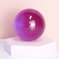 China factory wholesale custom colorful decorating acrylic ball for kids play color resin toys ball for sale