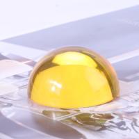 China Custom acrylic resin colored solid dome hemisphere half ball for kids toy bricks building blocks for sale