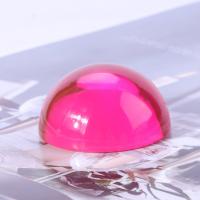 China Custom acrylic resin colored solid dome hemisphere half ball for kids toy bricks building blocks for sale