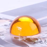 China Custom acrylic resin colored solid dome hemisphere half ball for kids toy bricks building blocks for sale