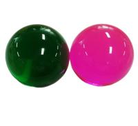China Resin ball  50mm acrylic ball red green blue resin sphere solid color acrylic ball for sale