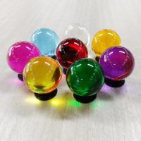China Directly Buy China Craft Manufacture Best Price home kids clear acrylic ball 50MM gaming resin toy ball Colorful Acrylic ball for sale