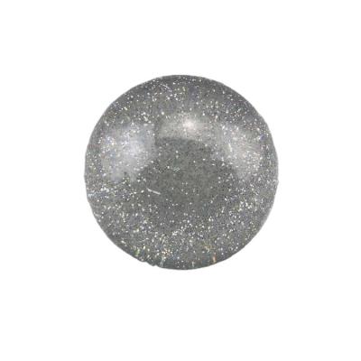 China Colorful acrylic ball with glitter powder clear crystal  Customized 76mm balls acrylic decorative resin ball for sale