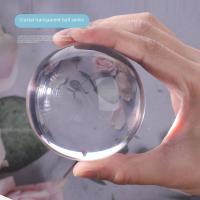 China D60mm Clear Acrylic Ball Logo Print  Unisex For Sports Toy for sale