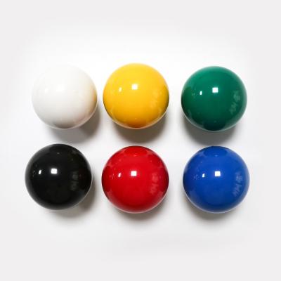 China 40mm 50mm 60mm Resin Ball Eco Friendly Color Customized Folk Art Style for sale