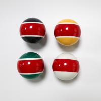 China 40mm 50mm 60mm Resin Ball Eco Friendly Color Customized Folk Art Style for sale