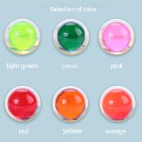 China 40mm 50mm Transparent Juggling Balls Red Blue Acrylic Crystal Ball Bead for sale