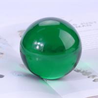 China 40mm 50mm Transparent Juggling Balls Red Blue Acrylic Crystal Ball Bead for sale