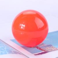 China 40mm 50mm Transparent Juggling Balls Red Blue Acrylic Crystal Ball Bead for sale