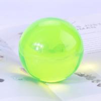 China 40mm 50mm Transparent Juggling Balls Red Blue Acrylic Crystal Ball Bead for sale
