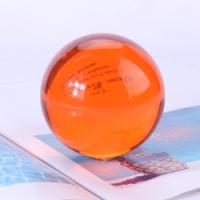 China 40mm 50mm Transparent Juggling Balls Red Blue Acrylic Crystal Ball Bead for sale