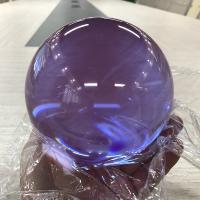China Decorative Transparent Resin Ball  , Clear Crystal Ball 100mm for sale