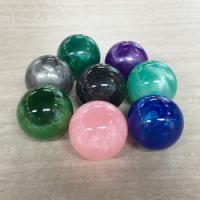 China Folk Art Cloudy Crystal Ball , Resin Custom Marble Ball for sale