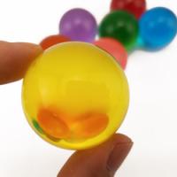China Transparent Clear Acrylic Contact Juggling Ball 70mm 75mm Color Customized for sale