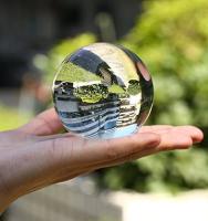 China 3 Inch 4 Inch Gravity Resin Ball Clear Acrylic Ball For Contact Juggling for sale