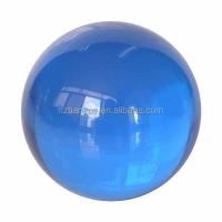 China 100mm Large Clear Acrylic Sphere Customized Plastic Transparent Red Acrylic Ball for sale