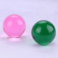 China Play Resin Ball Transparent Acrylic Clear Juggling Balls for sale