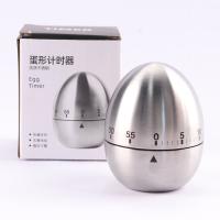 China Stainless Steel Vintage Hourglass Egg Shaped Kitchen Timer for sale