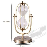 China Metal Alloy / Brass Vintage Hourglass 15 Min - 60 Min With Antique Painting for sale