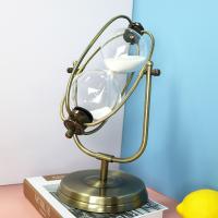 China Luxury Decorative Metal Hour Glass Timer 1 Hour Logo Customized for sale