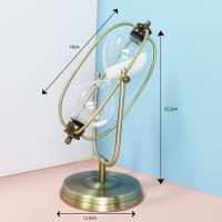 China Luxury Decorative Metal Hour Glass Timer 1 Hour Logo Customized for sale