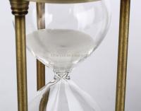 China Antique Copper Metal Sand Timer Hourglass 3min 5min 30min For Gift for sale
