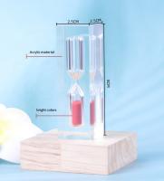 China Custom Small Lucite Hourglass Sand Timer For Promotional Gift for sale