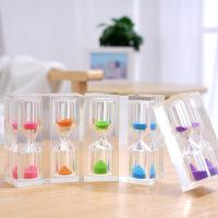China 1 3 5 Minute Acrylic Hourglass Custom Crystal Hourglass for sale
