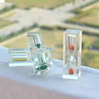China 1 3 5 Minute Acrylic Hourglass Custom Crystal Hourglass for sale
