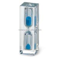 China Classroom Sand Timer 1 Minute 5 Minute Logo Silk Screened for sale