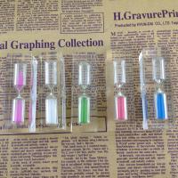 China Transparent 2 Minute Hour Glass Timer , Childrens Sand Timer Hourglass for sale