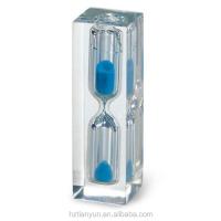 China Transparent 2 Minute Hour Glass Timer , Childrens Sand Timer Hourglass for sale