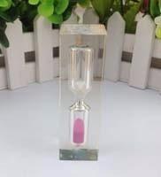 China Transparent 2 Minute Hour Glass Timer , Childrens Sand Timer Hourglass for sale