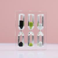 China Christmas Acrylic Hourglass one Minute Three Minute Hourglass Sand Timer for sale
