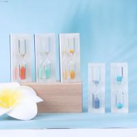 China smalll Acrylic Hourglass Sand Clock 5 Minutes 3 minutes 2 Minutes 1 Minutes Free Sample for sale